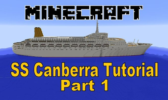 SS Canberra - Minecraft Shipyard